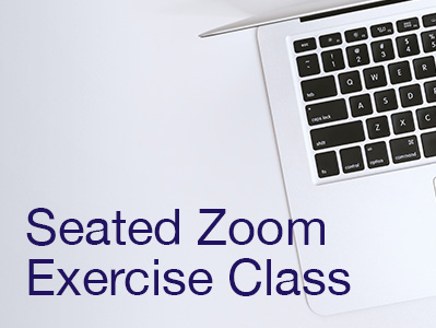 Seated exercise class Zoom - Dorothy House