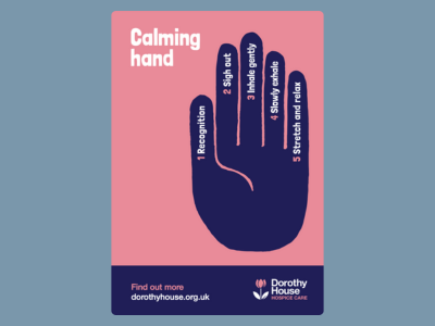 Calming hand - Dorothy House