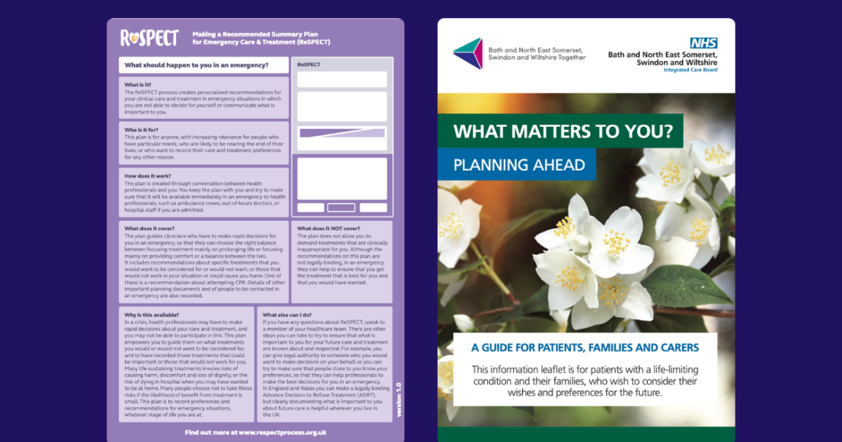 Emergency care and treatment plan (ReSPECT) - Dorothy House