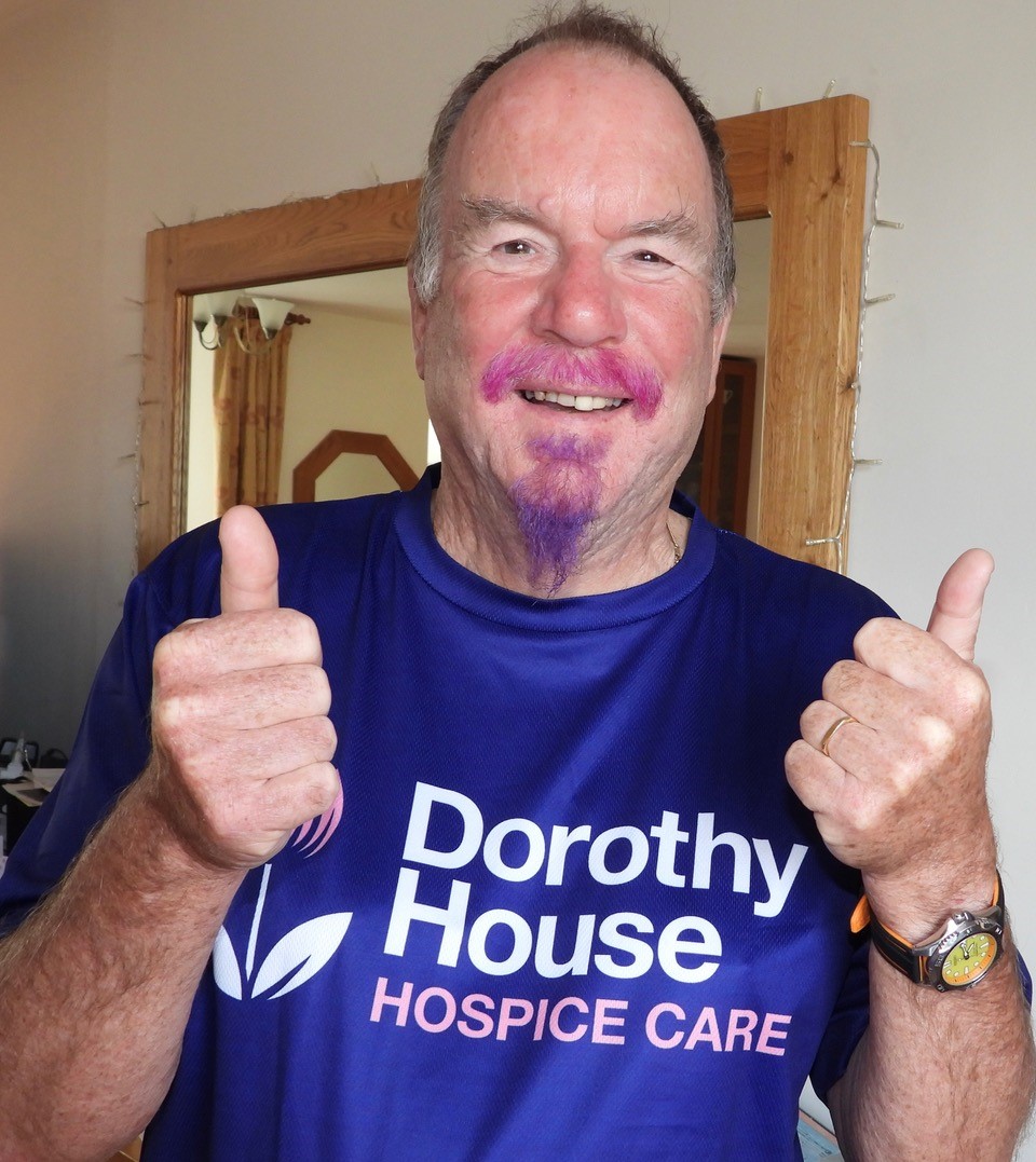 Dorothy House volunteer fundraises £1,300 by dying his beard!