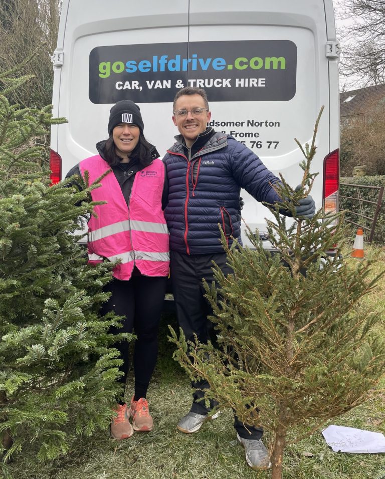 Dorothy House charity Christmas tree collection