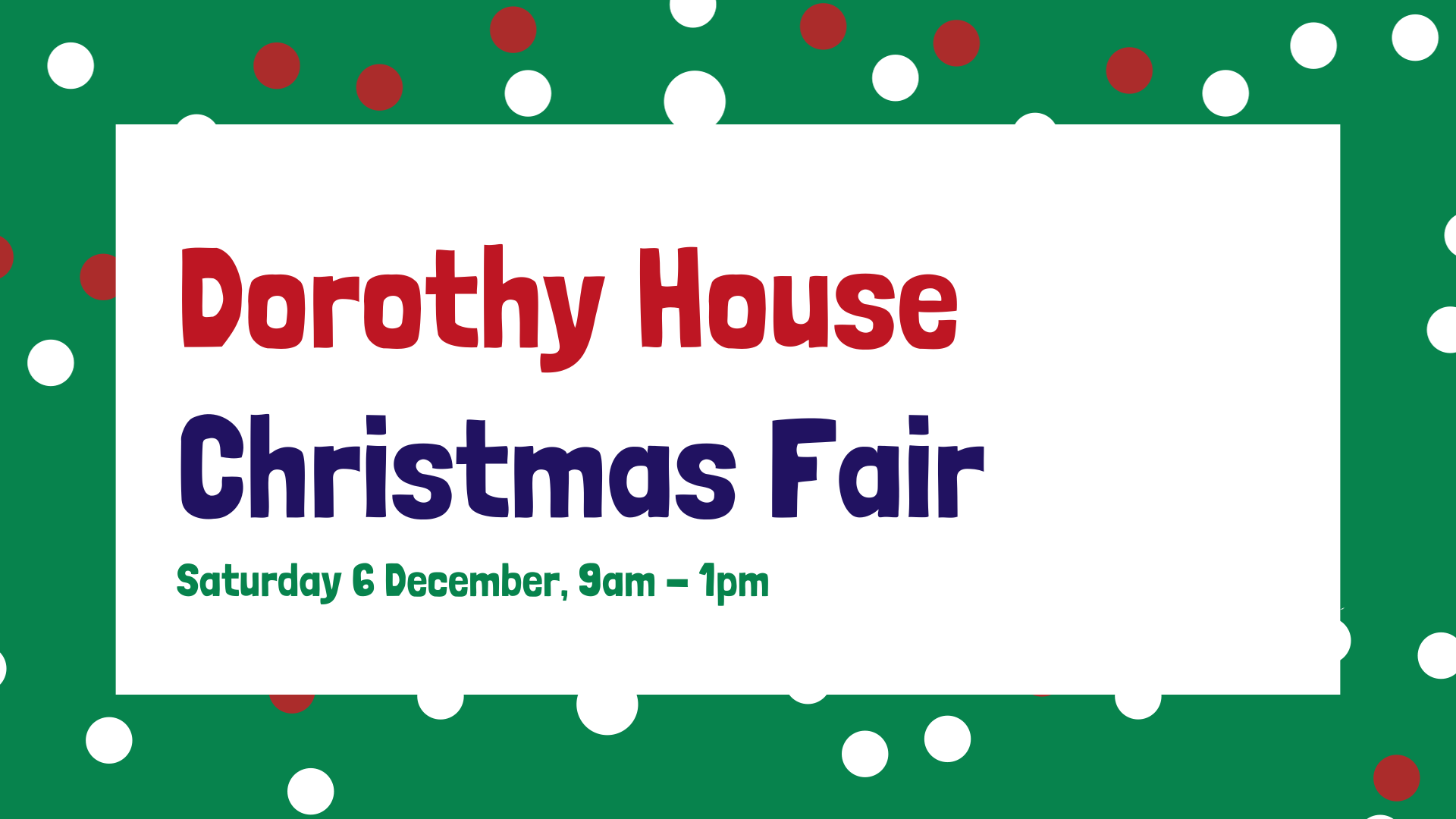Christmas at Dorothy House 2025